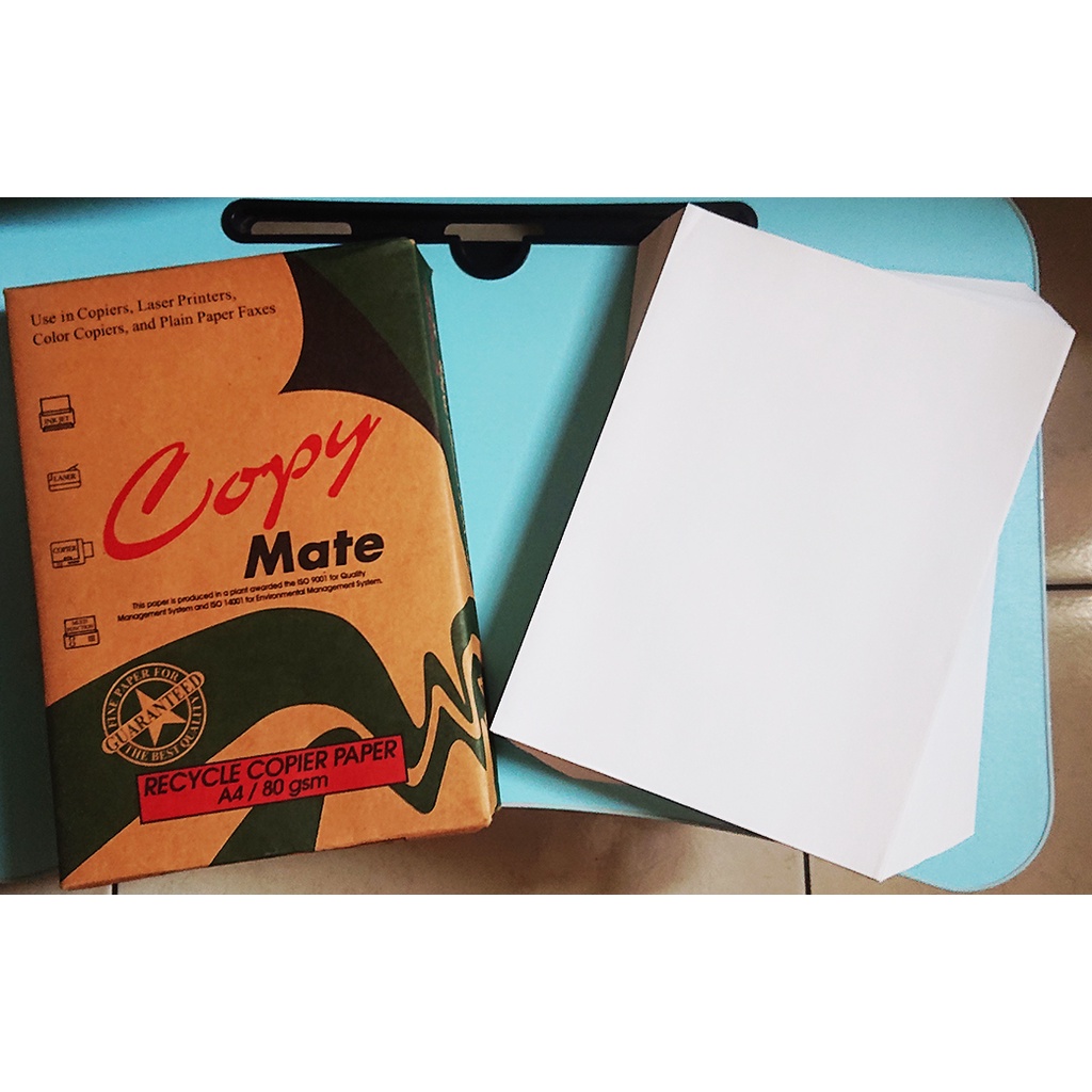 🍀CopyMate 環保 再生 影印紙 A4 80磅 進口紙 拆售 | 蝦皮購物