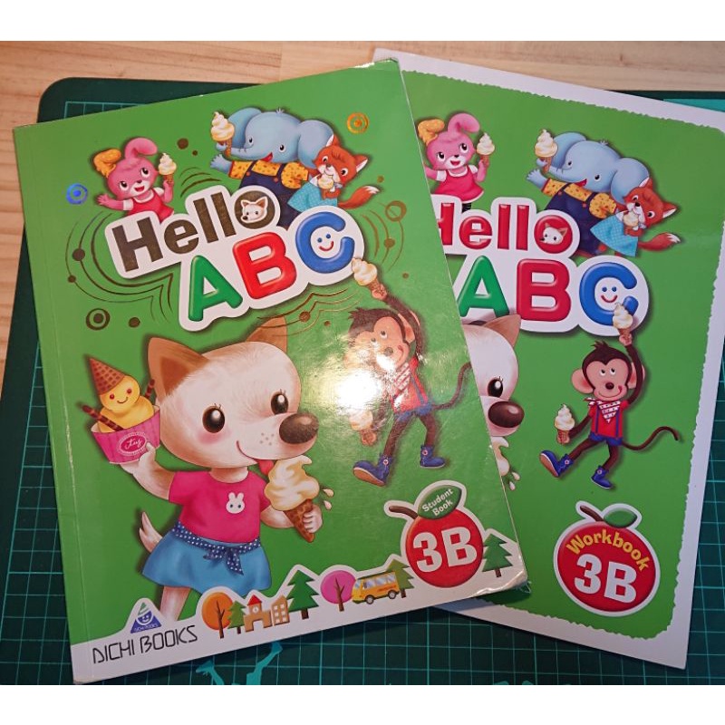 愛智美語 Hello ABC-3B Student Book+Work Book(2書1多媒體互動光碟2CD) | 蝦皮購物