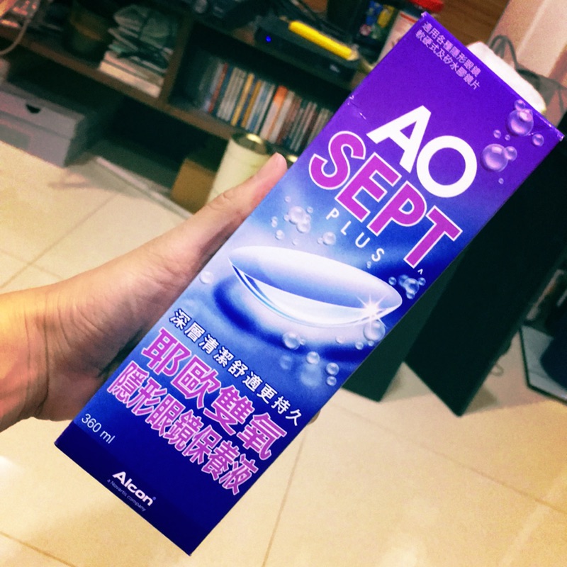 AO 雙氧隱形眼鏡保養液 360ml | 蝦皮購物