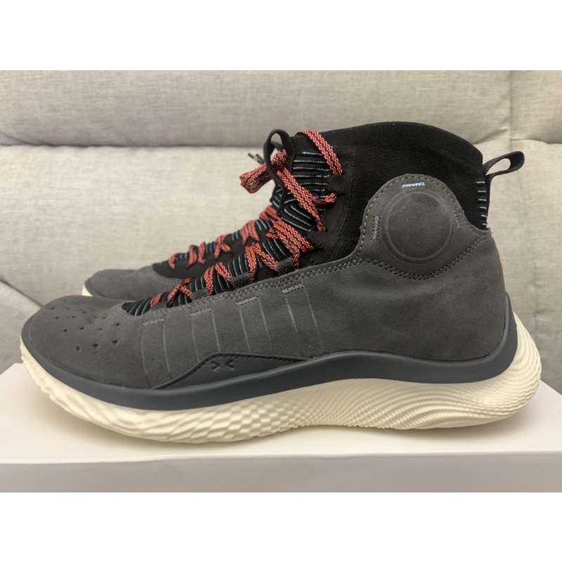 Curry 4 flowtro 復刻 高筒 黑 白 麂皮 籃球鞋 勇士隊 | 蝦皮購物