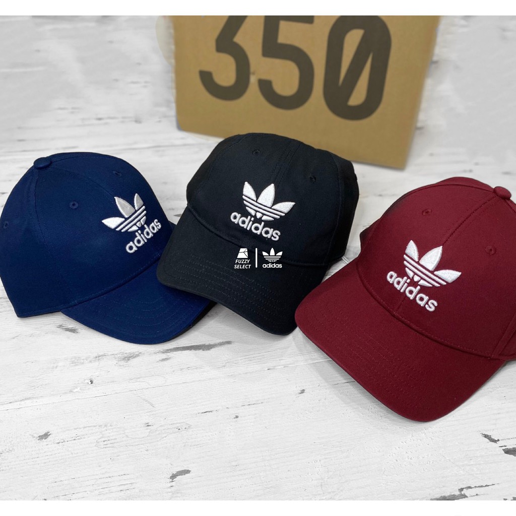 【逢甲FUZZY】Adidas Original 三葉草 老帽 黑 深藍 酒紅 EC3603 DV0174 FM1324 | 蝦皮購物