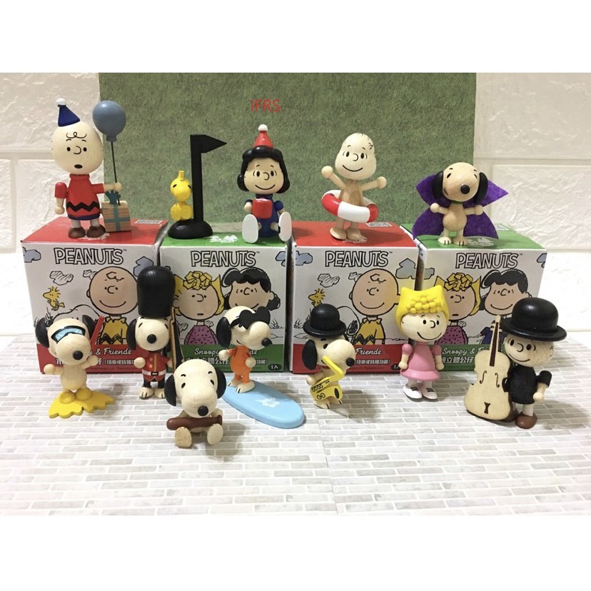 7-11 史努比 木頭 立體公仔 木集Happy Snoopy&Friend PEANUTS 711 | 蝦皮購物