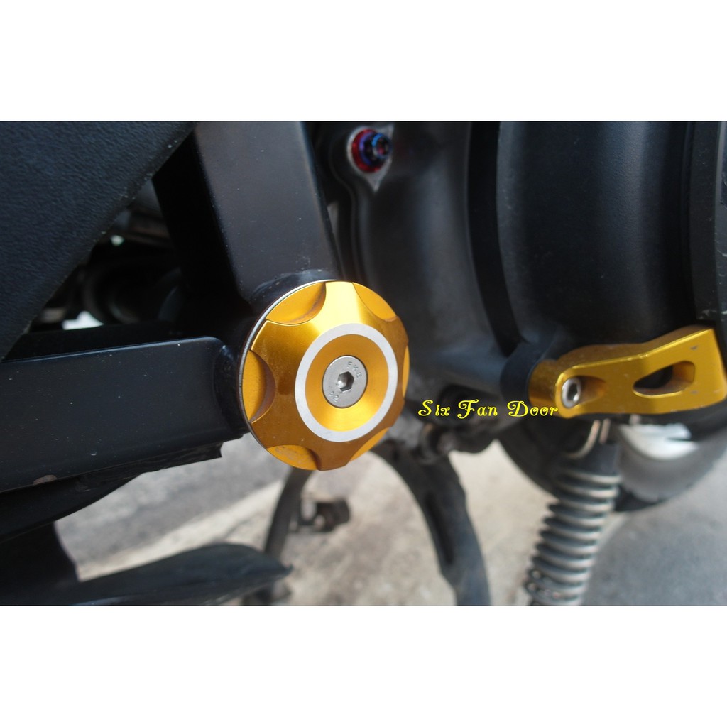 『六扇門』KS 星型 車台塞 FORCE SMAX ABS CNC 鋁合金 吊架塞 引擎吊架 雙色 造型 塞子 車台 | 蝦皮購物