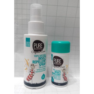 南非 Pure Beginnings - 純天然 驅蚊 防蚊 隨身噴霧 隨身膏 - DEET free 嬰兒成人安心用 | 蝦皮購物