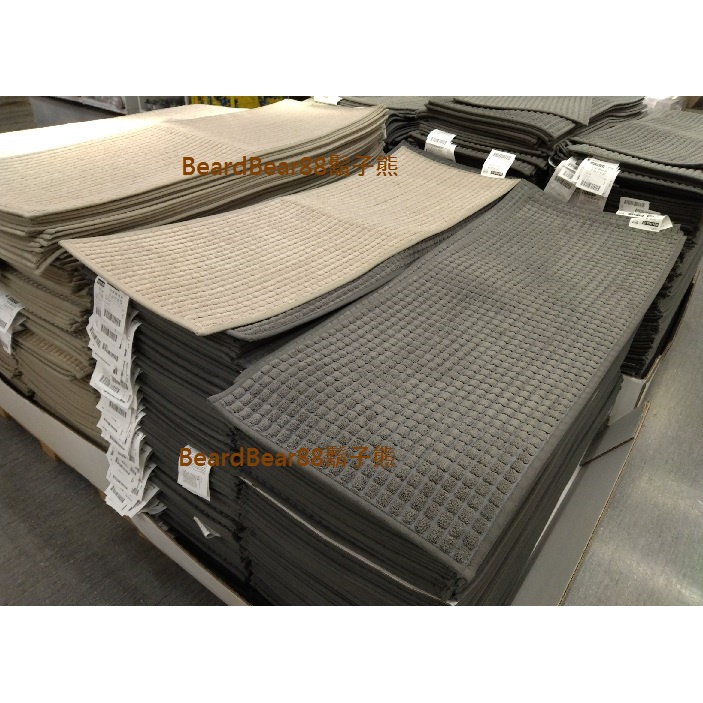 IKEA 地毯廚房踏墊【2色】長120x寬45公分, 條狀防滑背襯 可固定不位移, 可水洗 BRYNDUM【鬍子熊】代購 | 蝦皮購物