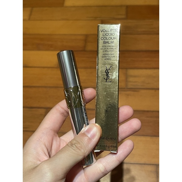 【現貨免運】YSL 聖羅蘭 VOLUPTE LIQUID COLOUR BALM 情挑誘吻蜜唇露 #5 | 蝦皮購物