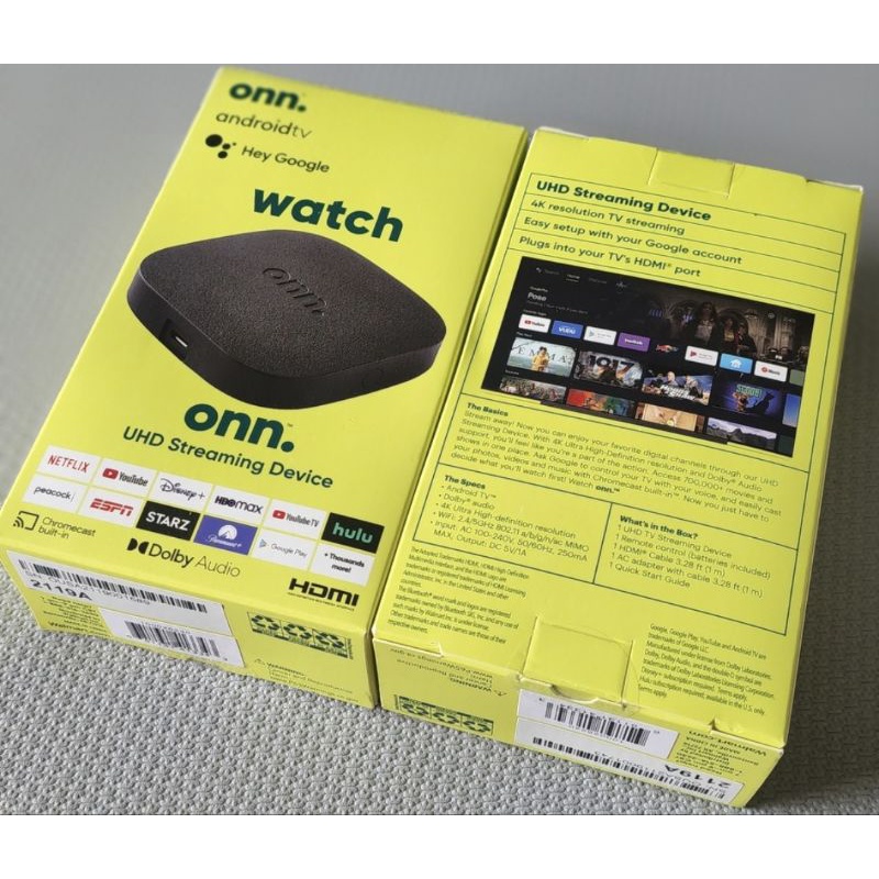 Walmart onn. Android TV uhd streaming device 美國代購全新現貨 | 蝦皮購物
