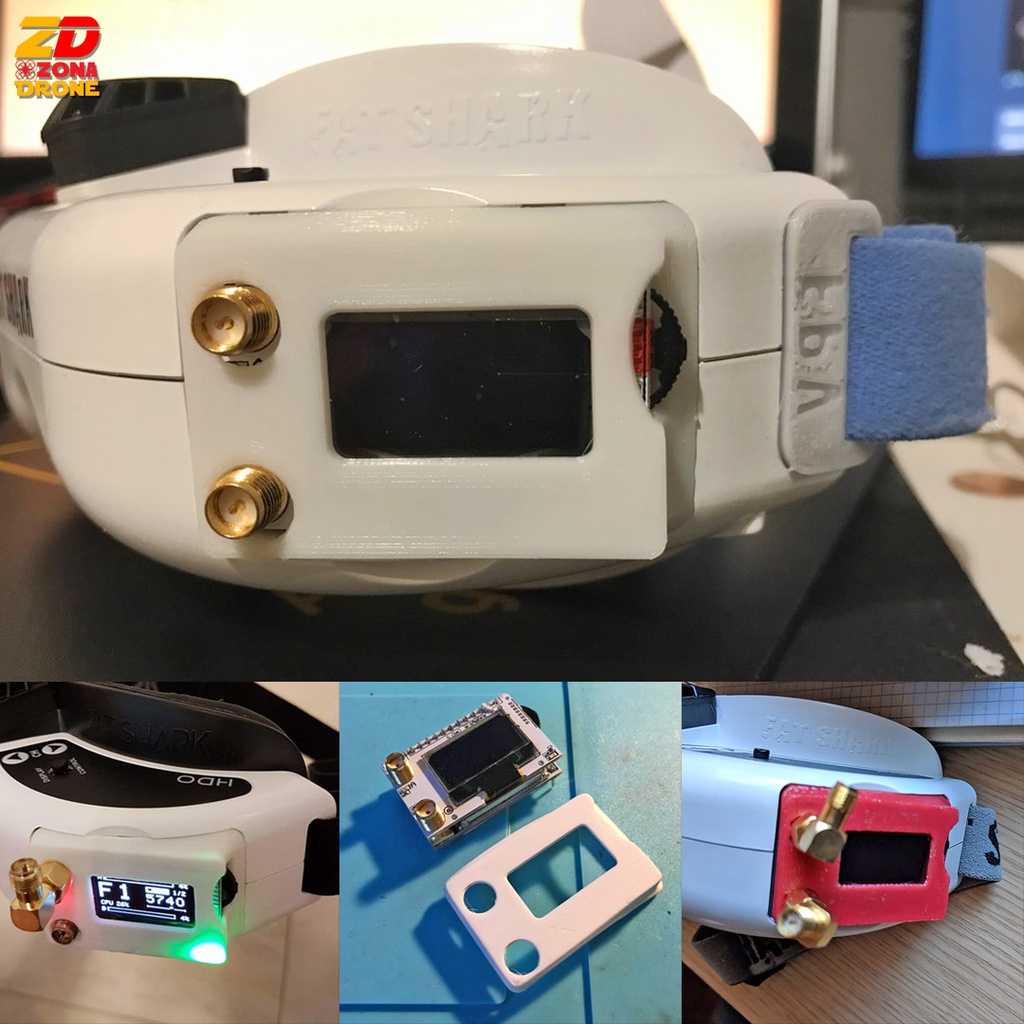 Eachine Pro58 RX 接收器 Fatshark Dominator V3 保護套護目鏡 FPV | 蝦皮購物