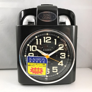 超大聲！送電池！ KAIROS 東方凱樂時 KT-805 雙鈴 黑色 大聲公 鬧鐘 跳秒 貪睡 夜光面 關燈看得到 | 蝦皮購物