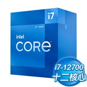 【全新捷元公司貨】Intel Core i7-12700 12代 CPU Alder Lake i7 12700 12核 | 蝦皮購物