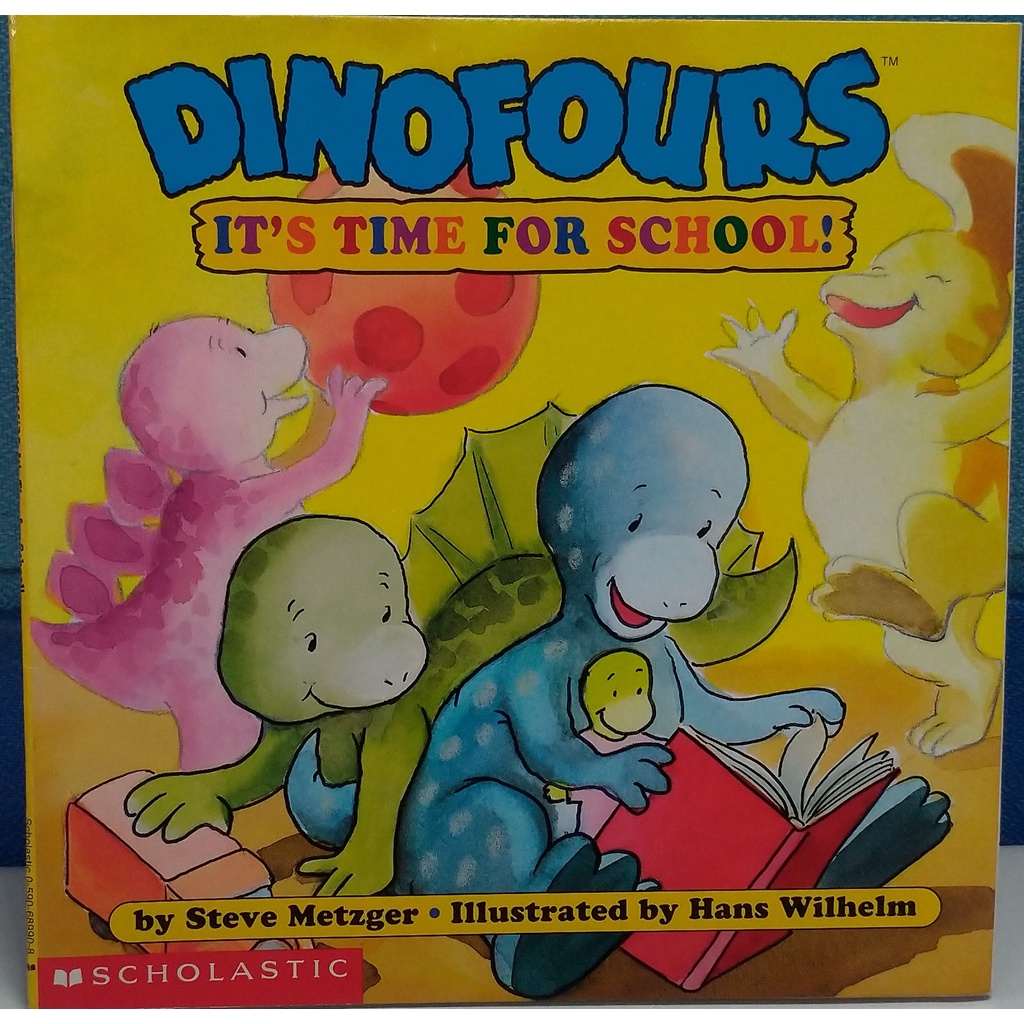 Dinofours: It's Time for School(兒童英文/英文故事書/英文教具) | 蝦皮購物