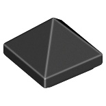 樂高 LEGO 黑色 1x1 金字塔 三角 斜角 斜面 22388 6312449 Black 45° Slope | 蝦皮購物