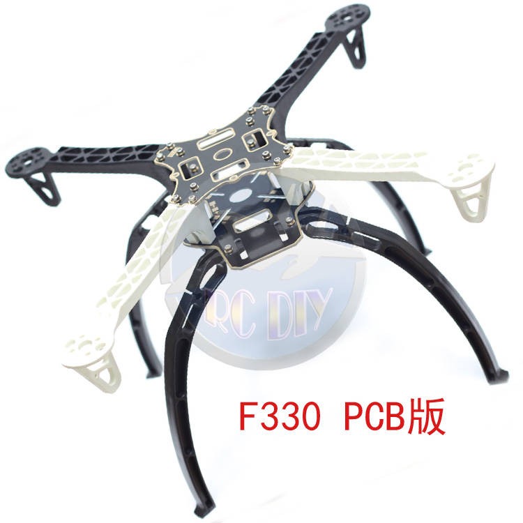 F330 PCB版 4軸330mm軸距 迷你四軸機架 機臂有黑、白、紅自由配(機架套件) | 蝦皮購物