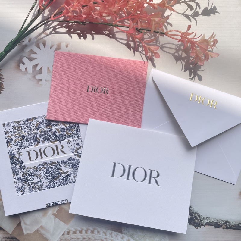 Dior 限量 禮物卡 卡片 聖誕卡片 告白卡片 求婚卡片 邀請卡 祝賀卡片 生日卡片 情人節卡片 送禮 | 蝦皮購物