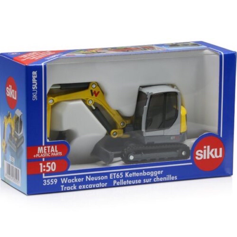 全新 德國 SIKU 3559 Super Wacker Neuson ET 65履帶挖掘機 SU3559模型車 | 蝦皮購物