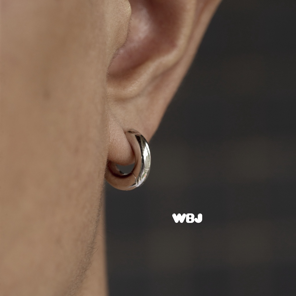 WBJ 實心素銀耳環 925純銀 | 免費保養 | 可戴洗澡 | 蝦皮購物