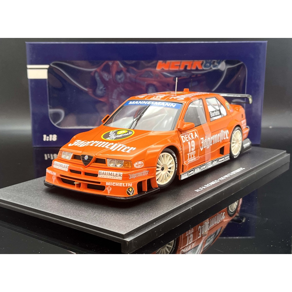 Werk83 1/18 Alfa Romeo 155 V6 Jägermeister DTM 1995 MASH | 蝦皮購物