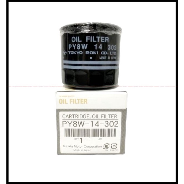 Mazda CX-9 2.5T【(附發票) 日本原廠 機油芯】2.5 PY8W-14-302 機油心機油過濾器 JC原廠 | 蝦皮購物