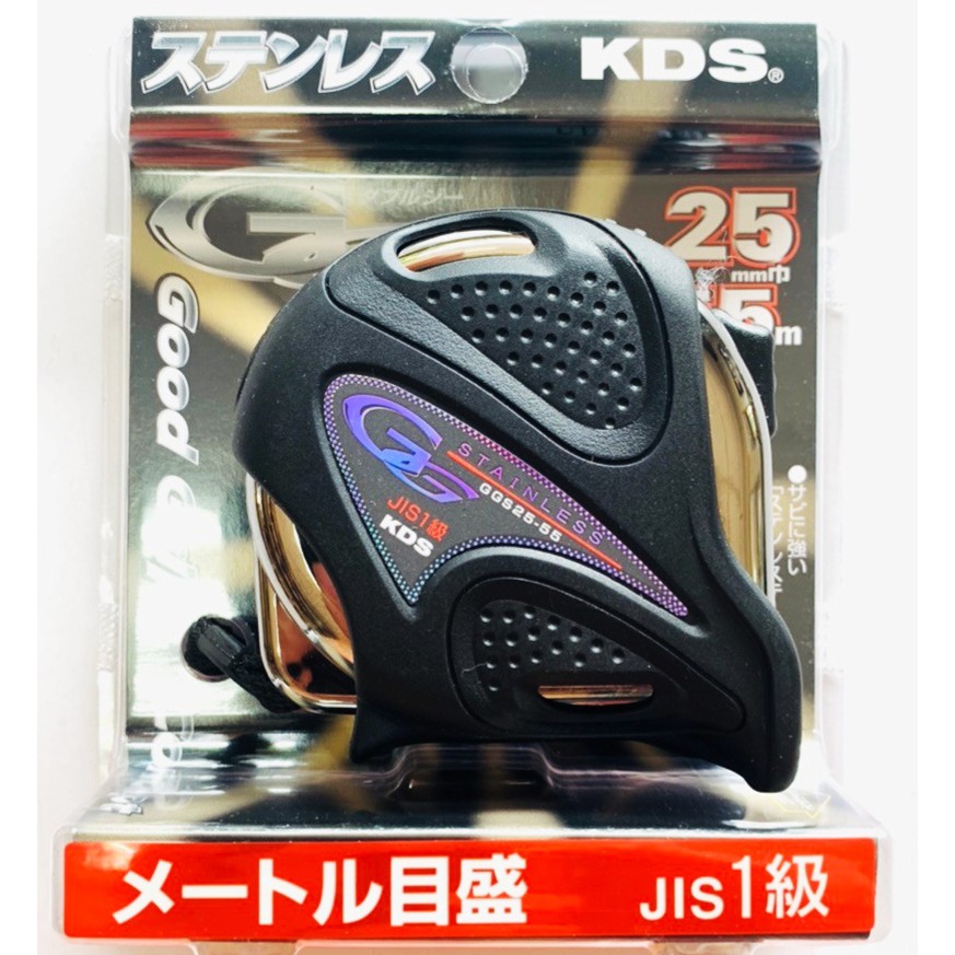 日本KDS GG-STAINLESS系列5.5M不鏽鋼捲尺(公制公分尺) GGS25-55 | 蝦皮購物