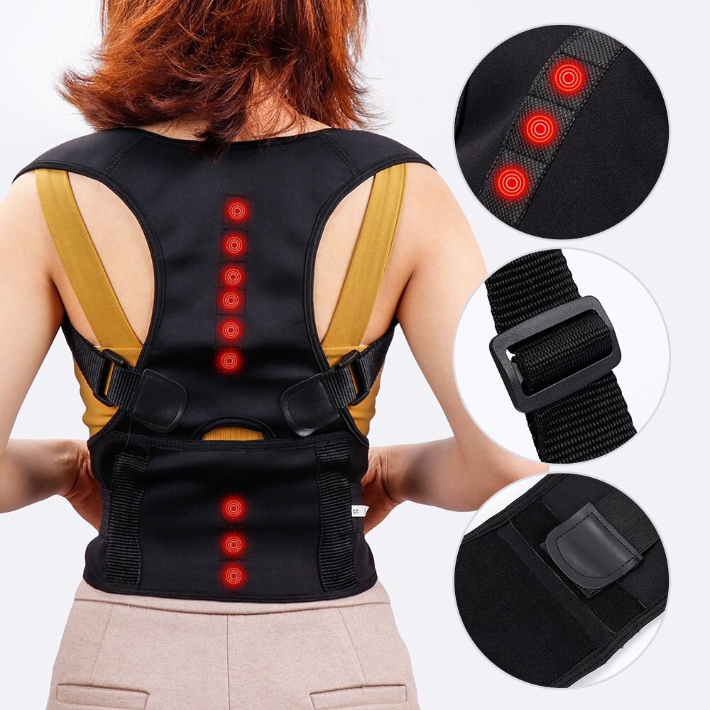 Magnetic Therapy Posture Corrector Brace Shoulder Back Suppo | 蝦皮購物
