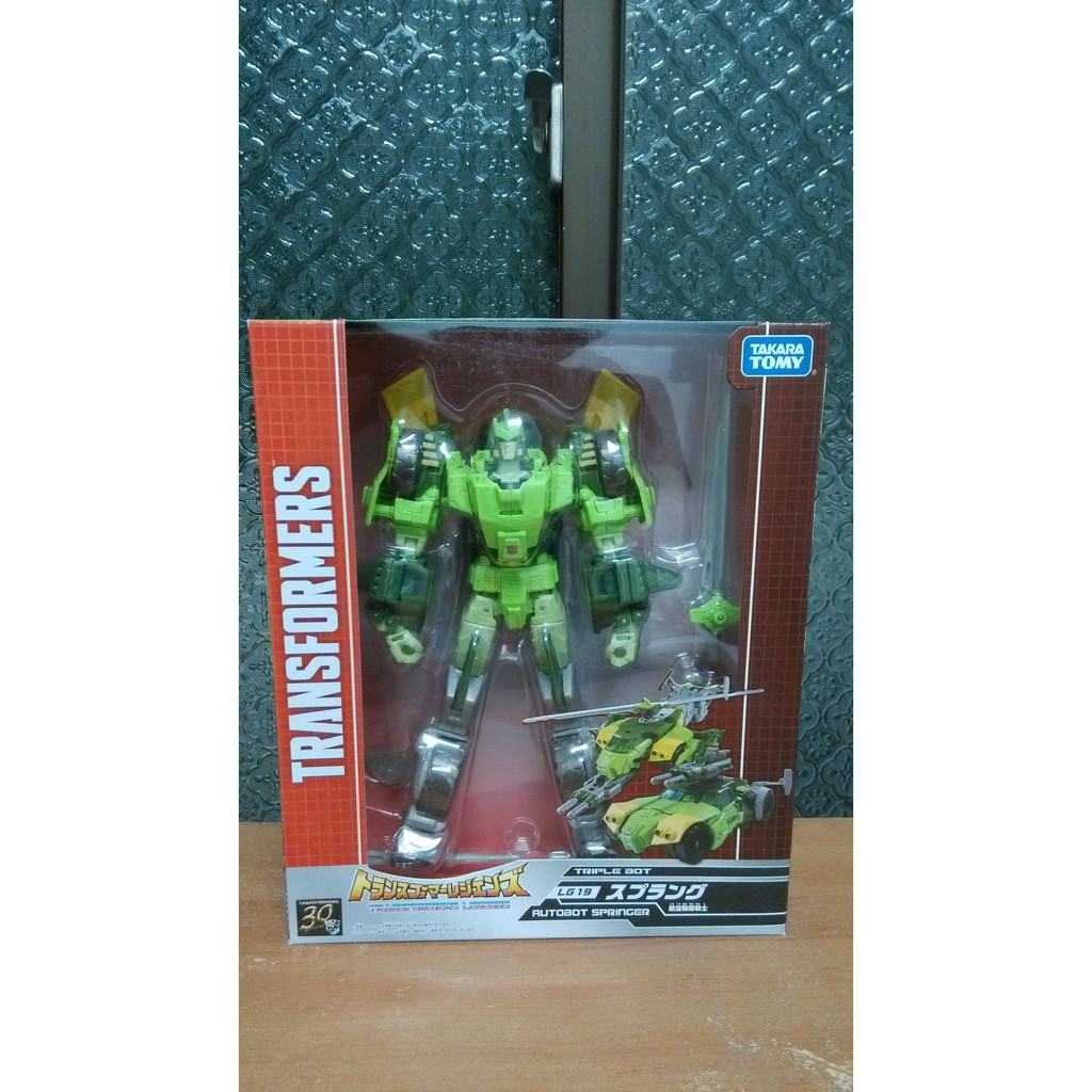 變形金剛 日版 LG 19 彈簧 Springer 三變 經典 idw | 蝦皮購物