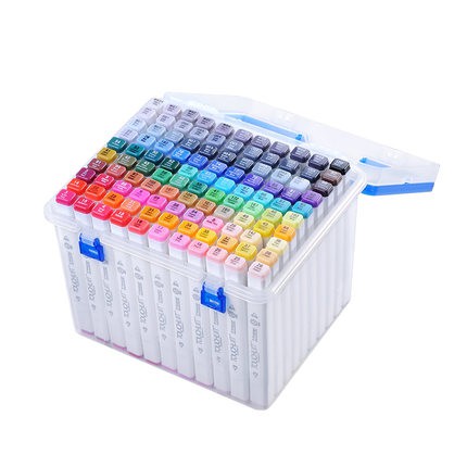 touch liit酒精油性麥克筆6代全套168色/204色學生手繪畫套裝 雙頭設計出墨細緻均勻 | 蝦皮購物