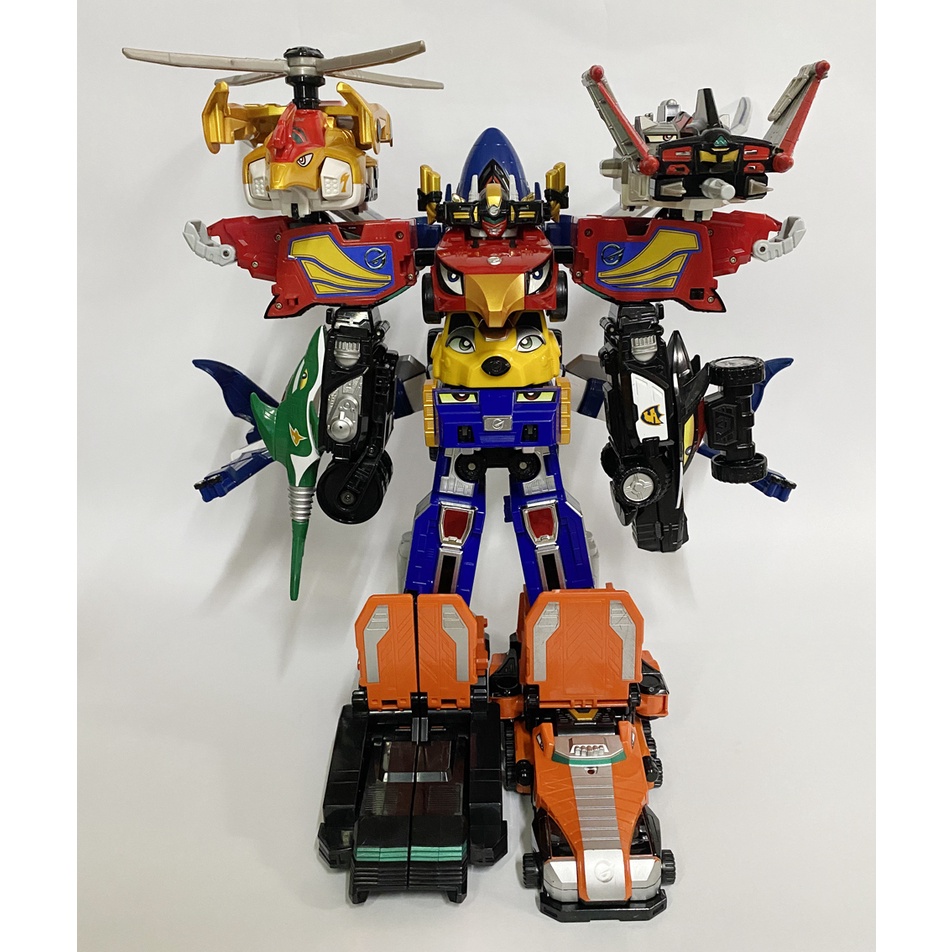 日版 炎神戰隊 炎神合體 DX G9大合體 二手 | 蝦皮購物