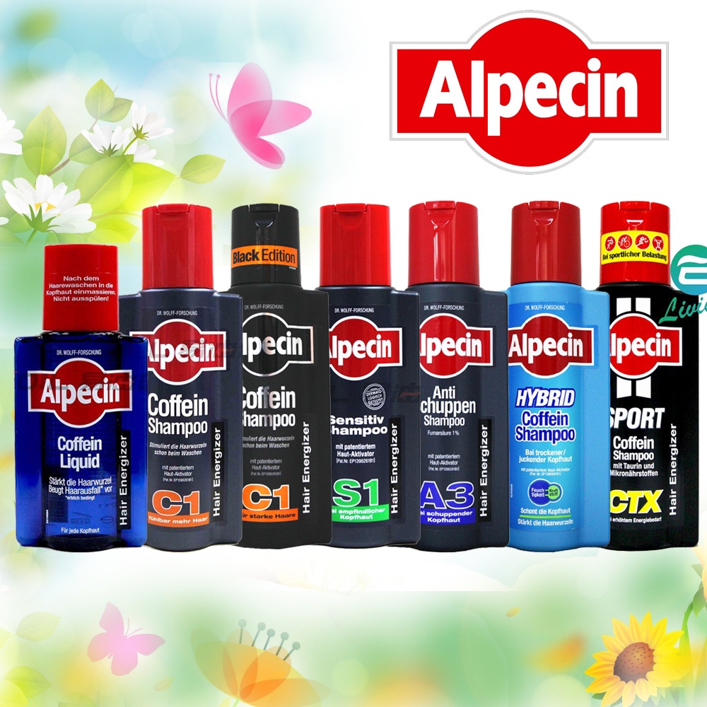 【易油網】Alpecin 咖啡因洗髮露 洗髮精 德國髮現工程C1/CTX/A3/S1 (平輸公司貨) 250ml | 蝦皮購物
