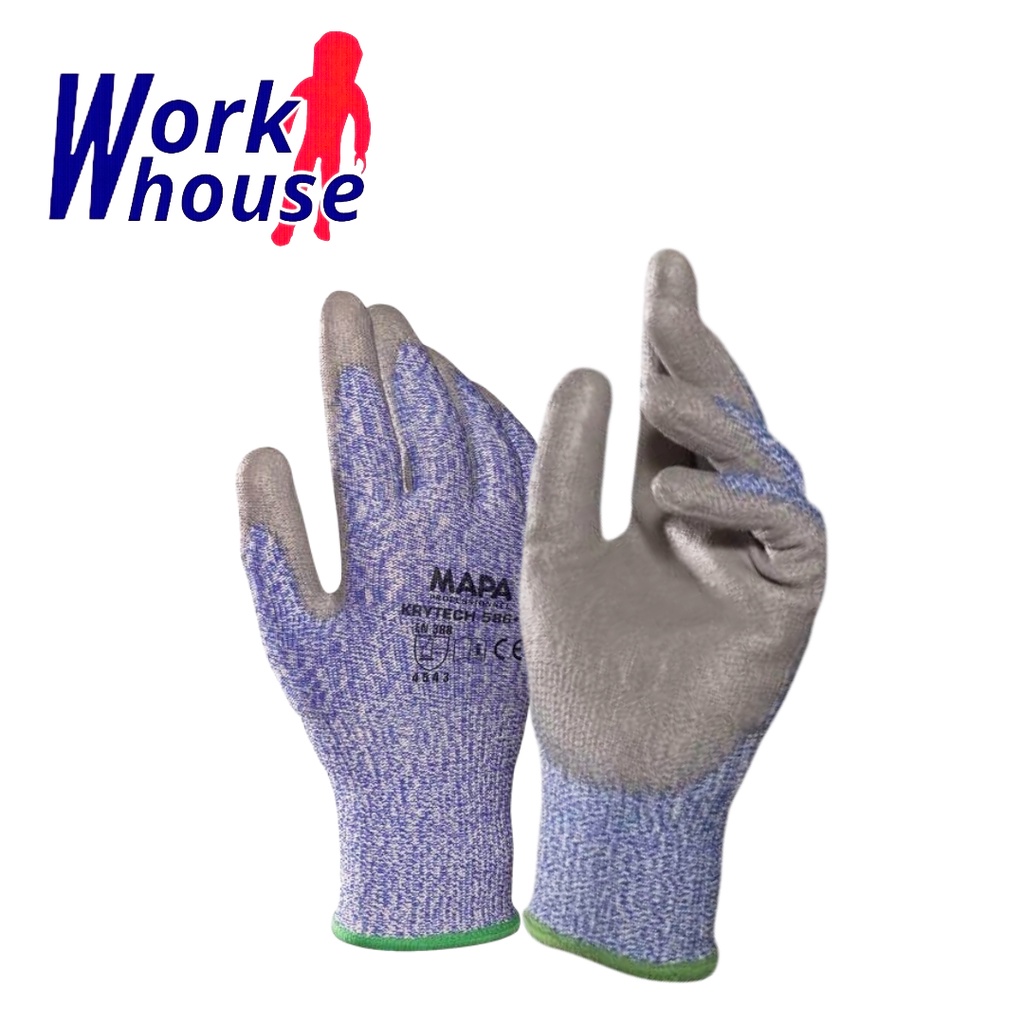 【Work house】MAPA 586 超薄防滑防割手套 原裝進口 歐規 超防滑 超耐割 超耐撕裂 | 蝦皮購物