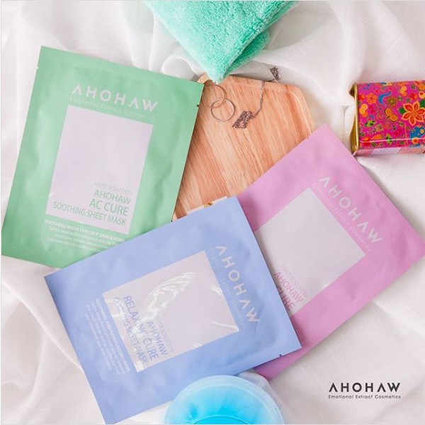 [AHOHAW] 韓國臉部專用修護面膜 3種 Korean Facial Skin Care Mask Sheet | 蝦皮購物