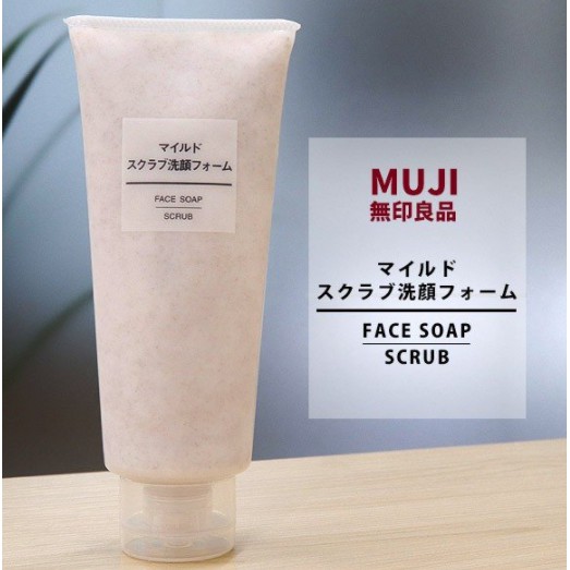 無印良品 MUJI 溫和去角質洗面乳 100g ／另有化妝水 乳液 清新ALL IN ONE美容凝膠 日本肌膚研究專科 | 蝦皮購物