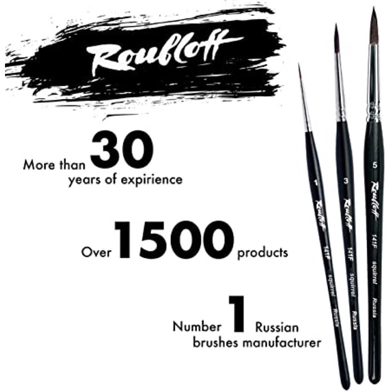 板橋酷酷姐美術 魯布洛夫 Roubloff 松鼠毛水彩筆 141F | 蝦皮購物