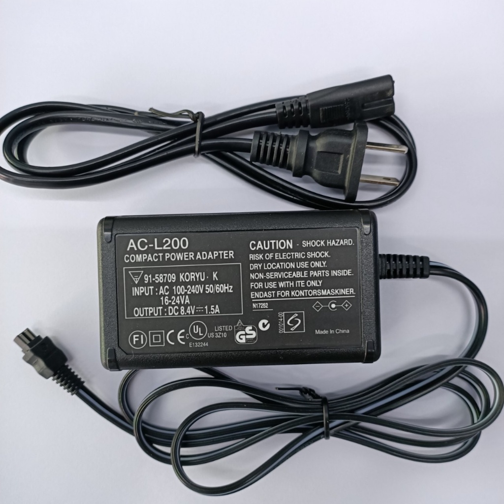 1 件適用於索尼相機電源適配器 AC-L200 L20 L25B HDR-CX12E CX100E CX150E HDR | 蝦皮購物