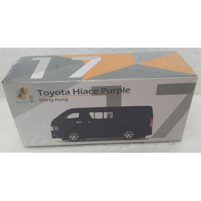 TINY Official Model Car Toyta Hiace Purple Alloy Car Sealed | 蝦皮購物