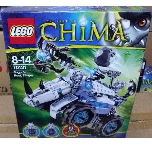 LEGO 樂高積木 全新未拆 Chima 神獸傳奇 70131 犀角霸Rogon的投石車機 | 蝦皮購物