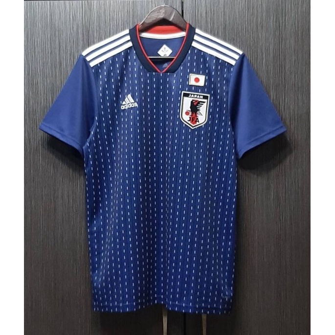 全新正品ADIDAS愛迪達 JAPAN JFA 2018日本國家足球隊 男藍色V領短袖T恤M | 蝦皮購物