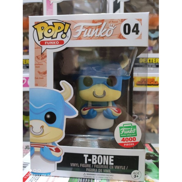 FUNKO POP 正版 04 牛排 藍色 限定版 4000體限定 T-BONE FUNKO 原創 系列 | 蝦皮購物