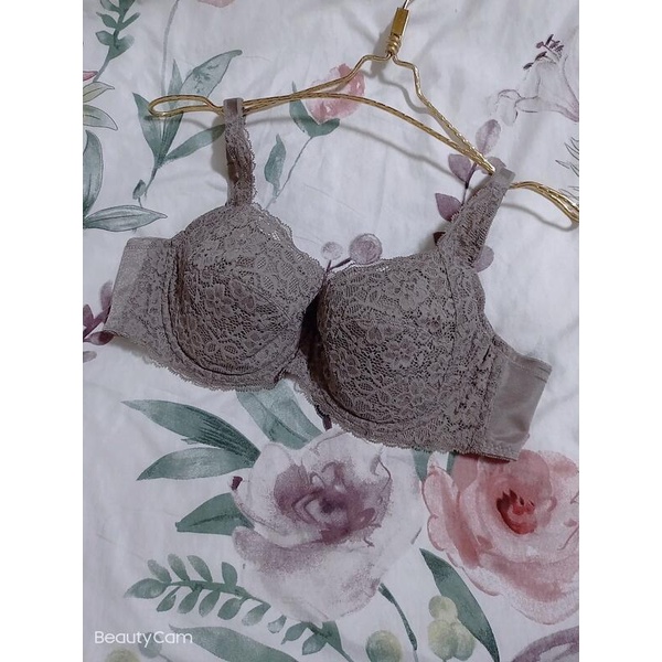 【黛安芬】Triumph美型嚴選全壓花美型80D/80E/85C/85D包覆全罩杯單內衣(焦糖棕灰) | 蝦皮購物