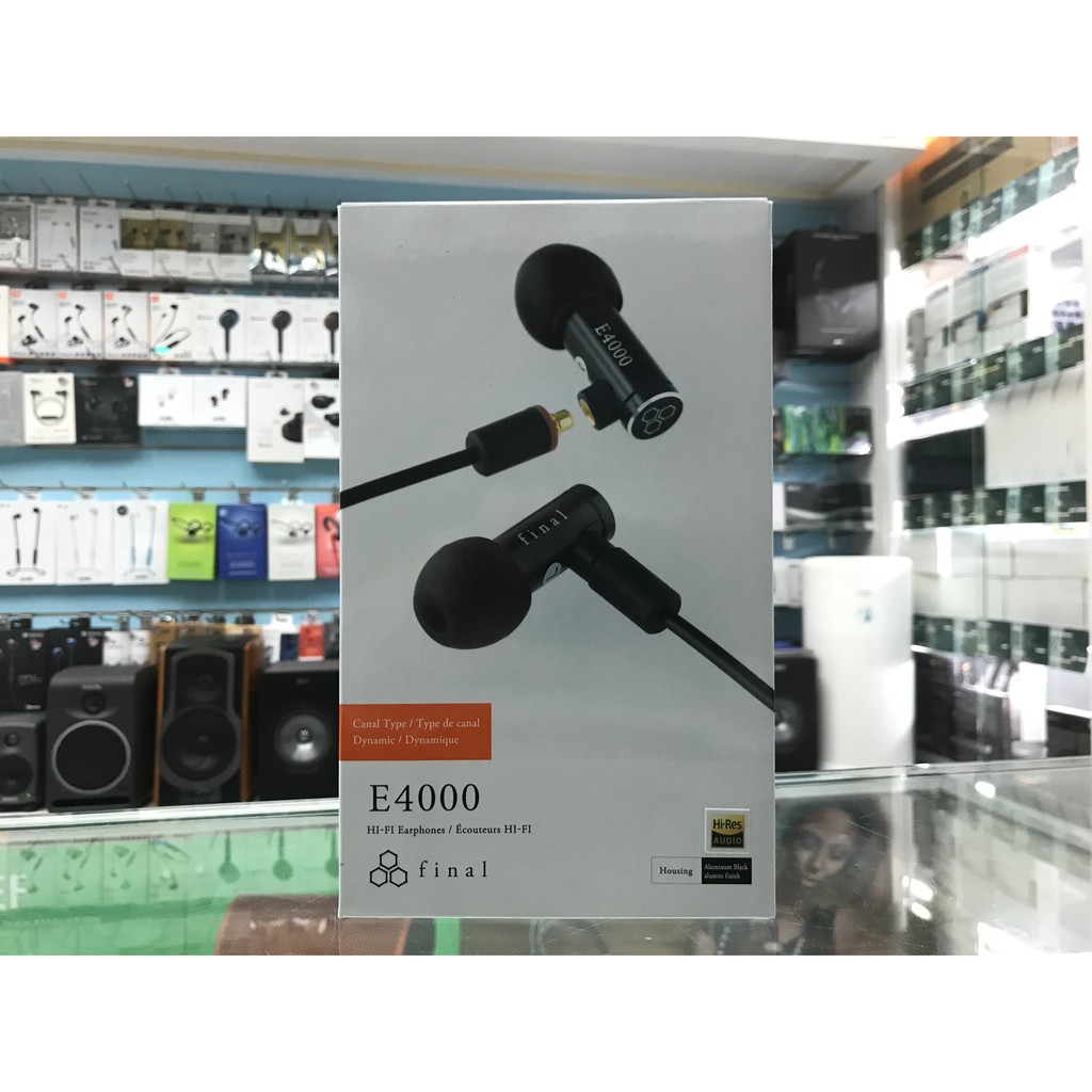 【領卷現折】Final E4000 MMCX 耳道耳機『附原廠便攜盒』公司貨保固2年 禾豐音響 | 蝦皮購物