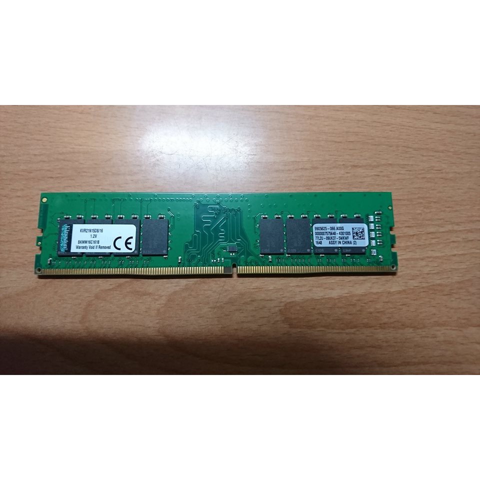 Kingston 金士頓 Ddr4 2133 16gb Ram 單條 蝦皮購物