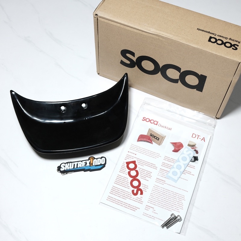 Ducktail SOCA 黑色光面 Vespa Sprint Primavera | 蝦皮購物