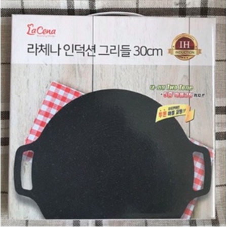 LaCena│大理石重力鑄造烤盤 萬用烤盤 露營必備 IH爐 電磁爐可用 不沾平底鍋 韓國精品╴Le idea 樂德兒 | 蝦皮購物