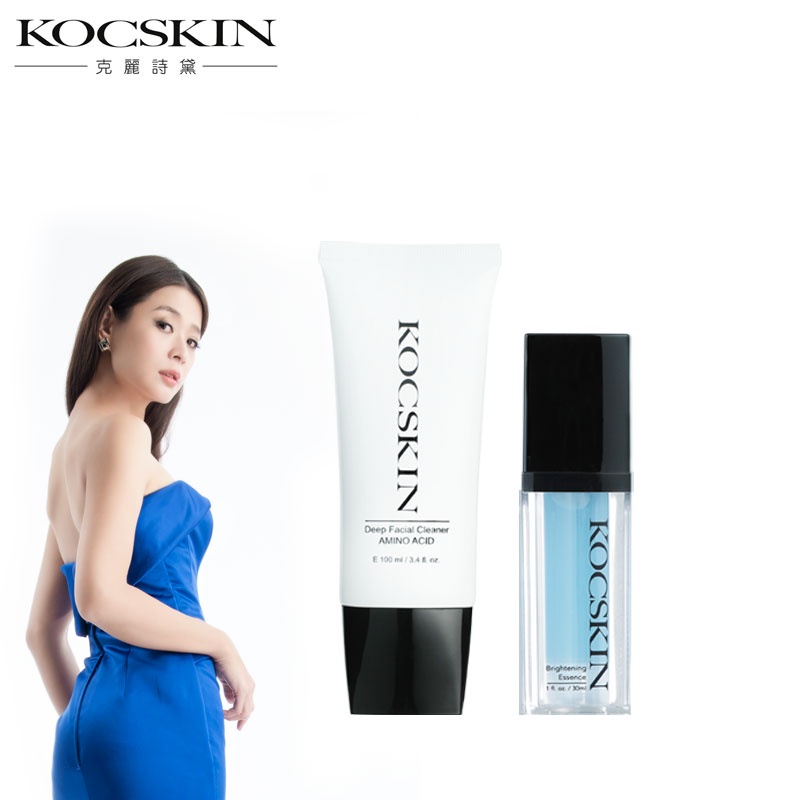KOCSKIN 深層清潔系列（3D高濃度胺基酸潔顏乳 x1 + 3D亮白精萃x1) 李燕 克麗詩黛 | 蝦皮購物