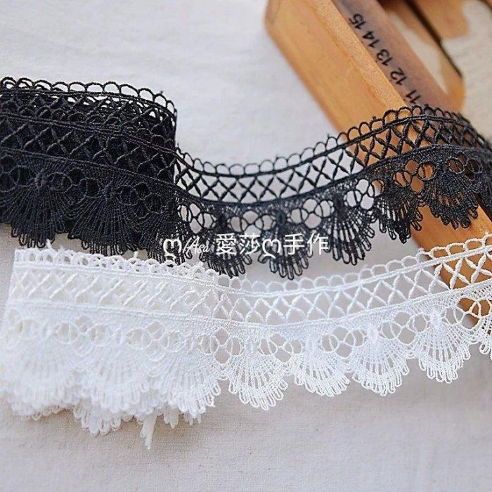 《iAsa愛莎の》手作材料 精美水溶蕾絲花邊條碼DIY洛麗塔裙擺娃衣家居裝飾輔料寬5.4cm | 蝦皮購物