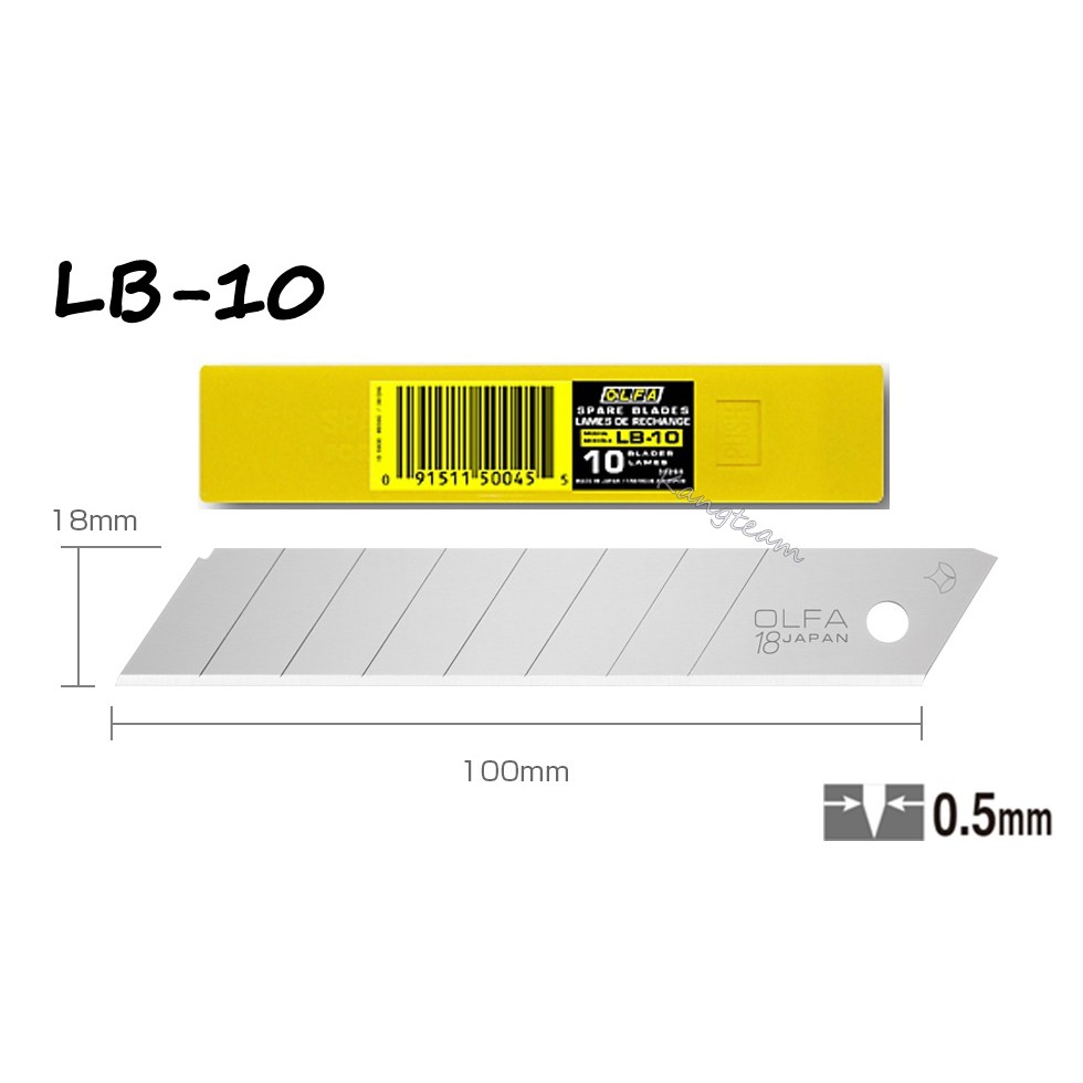 OLFA ASB-10/LB-10 美工刀片 小/大 | 蝦皮購物