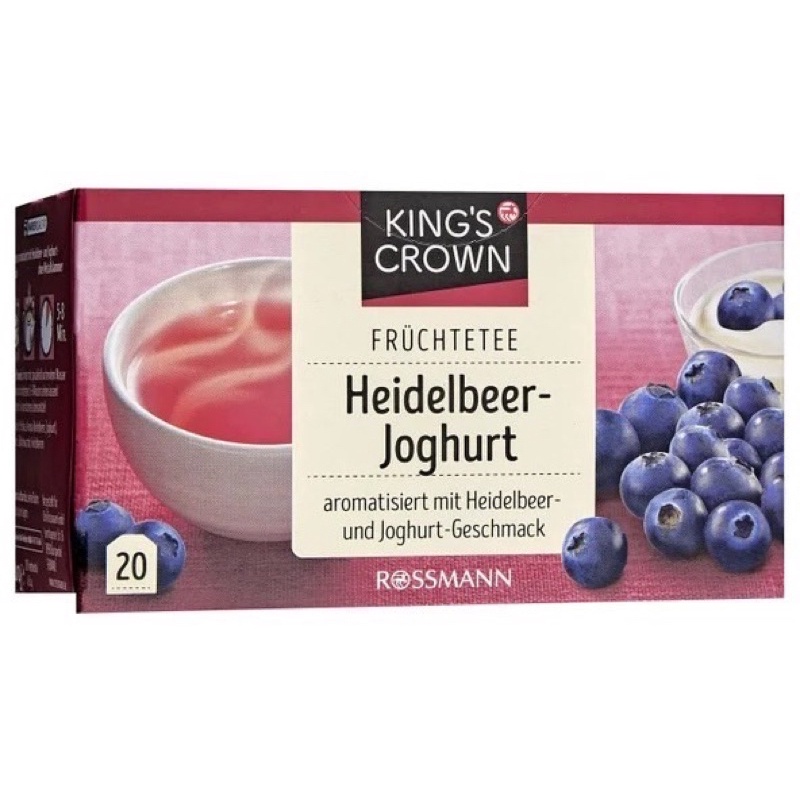 ‼️限時優惠‼️小Sa德國歐洲代購-德國 Rossmann KING'S CROWN國寶茶/博士茶/涼茶/水果茶 | 蝦皮購物