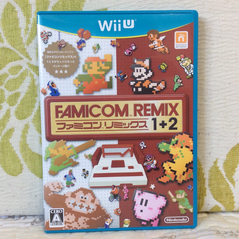 Wii U WiiU 日版 任天堂 FAMICOM REMIX 1 + 2 任天堂 爽快 益智 小遊戲 | 蝦皮購物