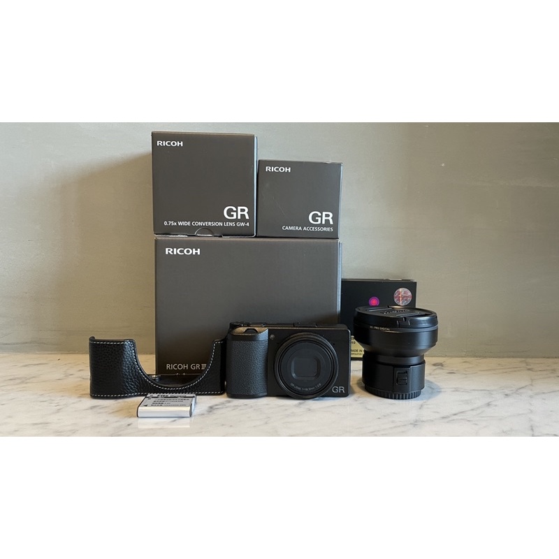 Ricoh GR3 (平輸）+ RICOH GW-4 + GA-1 超廣角配件組合(公司貨) | 蝦皮購物