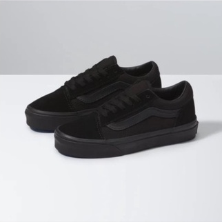 范斯 Hitam vans oldskool 童鞋全黑最新款純黑vans鞋 | 蝦皮購物