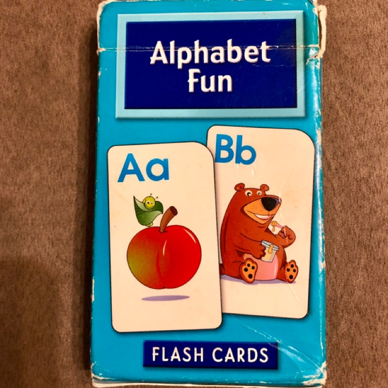 CLASSY ☆ School Zone Flash Cards Alphabet Fun 兒童早教英文啟蒙字母卡 | 蝦皮購物